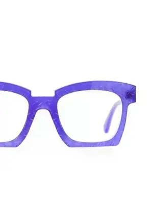 KUBORAUM Textured Square-frame Glasses