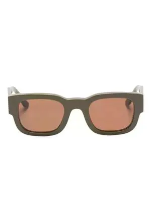 Thierry Lasry Foxxxy Rectangle-frame Sunglasses - Green