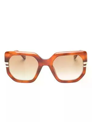 Chloé Geometric Sunglasses - Brown
