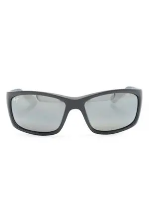 Maui Jim Kanaio Coast Rectangle-frame Sunglasses - Black