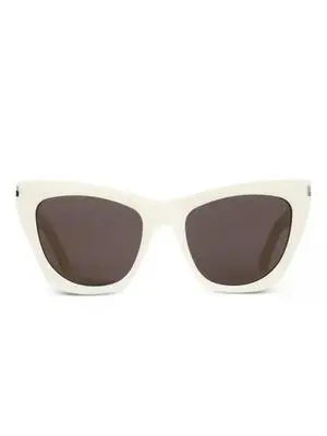 Saint Laurent Sl 214 Kate Cat-eye Frame Sunglasses - White