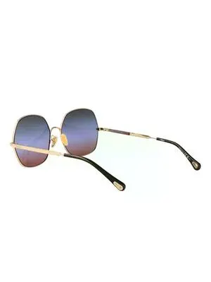 Chloé Octagonal Frame Sunglasses