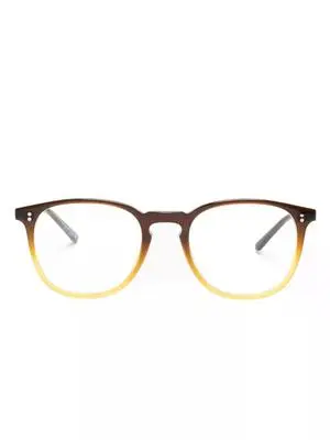 Oliver Spencer Finley Gradient-effect Glasses - Yellow