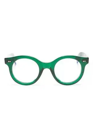 CUTLER & GROSS 1390 Round-frame Glasses - Green