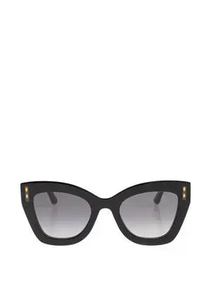 Isabel Marant Cat-eye Studded Sunglasses - Black