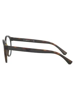 Emporio Armani Tortoiseshell Round-frame Glasses
