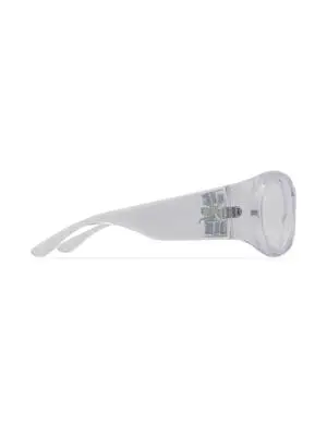COURREGES Hybrid 01 Oval-frame Sunglasses