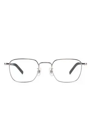 Montblanc Square-frame Eyeglasses - Silver