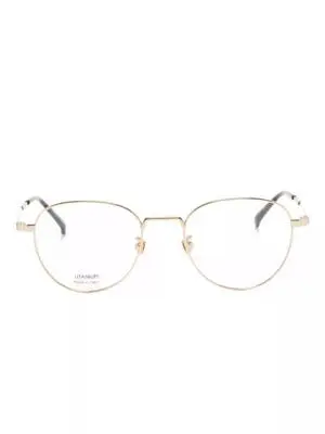 Dunhill Oval-frame Eyeglasses - Gold