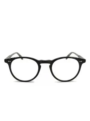 Garrett Leight Round-frame Eyeglasses - Black