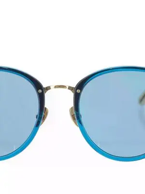 Linda Farrow Round-frame Sunglasses - Blue