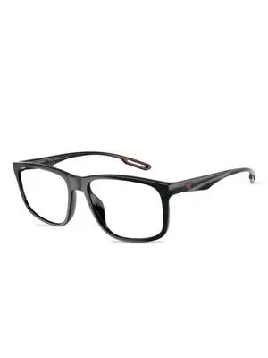 Emporio Armani Rectangle-frame Glasses - Black