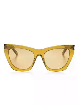 Saint Laurent New Wave 214 Kate Sunglasses - Green
