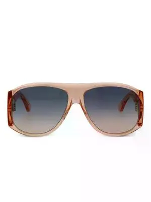 Chloé Round Frame Sunglasses - Neutrals