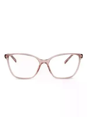 Gucci Geometric-frame Glasses - Pink