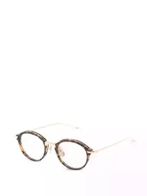 Thom Browne Round-frame Eyeglasses - Brown