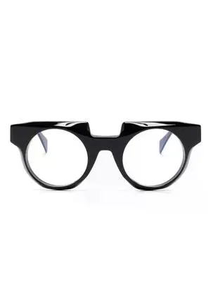KUBORAUM U1 Geometric Frame Glasses - Black
