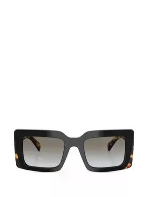 Prada Rectangle Frame Sunglasses - Black