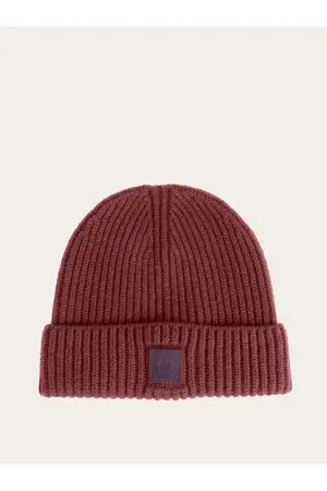 FERRAGAMO Knitted Beanie - Natural