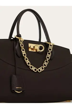 FERRAGAMO Gancini Chain Charm - Gold