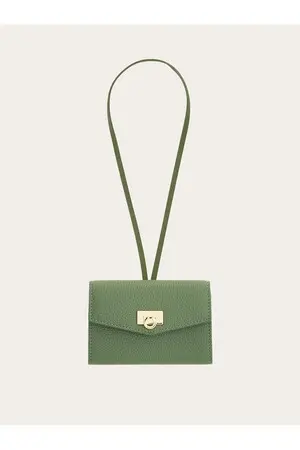 FERRAGAMO Card Holder Charm - Green