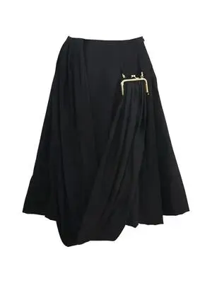Rokh Draped Midi Skirt