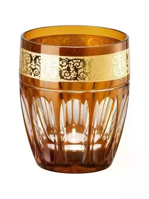 Versace X Rosenthal Gala Prestige Cobalt Scroll Band Tumbler - Brown