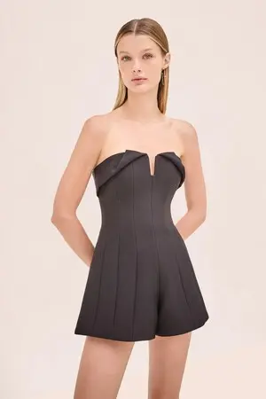 Alexis Chelya Romper - Black
