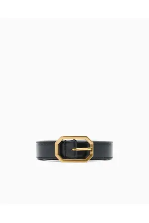 Emporio Armani Belt With Buckle - Black