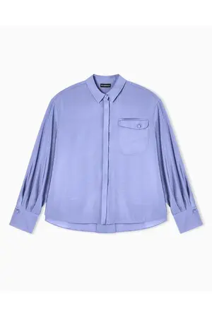 Emporio Armani Techno Rayon Button-up Shirt