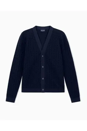 Giorgio Armani Textured Knitwear For Men