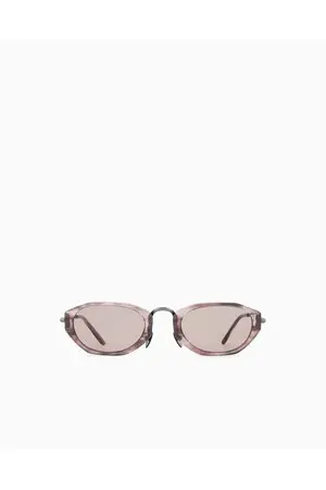 Giorgio Armani Hexagonal Sunglasses - Purple