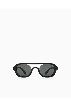 Giorgio Armani Square Sunglasses - Black