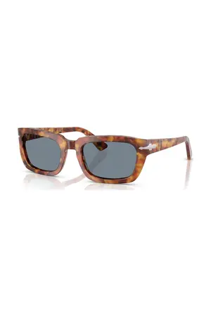 Persol Tortoise Pillow Frame Sunglasses - Blue