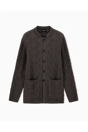 Giorgio Armani Ribbed Cardigans For Men