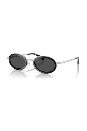 Michael Kors Sunglasses With Metal Frame - Black
