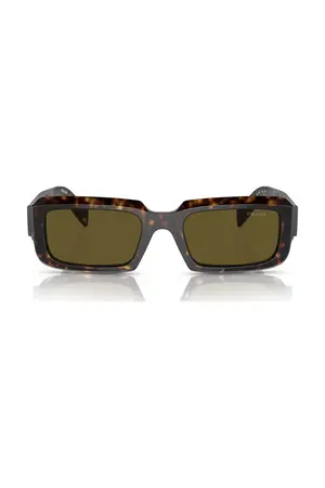 Prada Tortoise Irregular Sunglasses