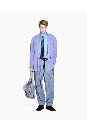 Giorgio Armani Washed Silk Trousers
