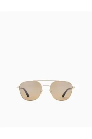 Giorgio Armani Square Sunglasses - Gold