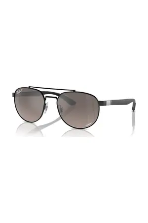 Ray-ban Irregular Metal Frame Sunglasses - Red