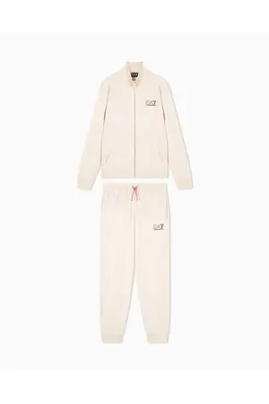Emporio Armani Jersey Tracksuit With Logo Details