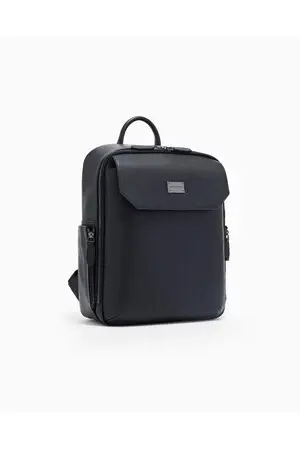 Emporio Armani Tumbled Leather Backpack