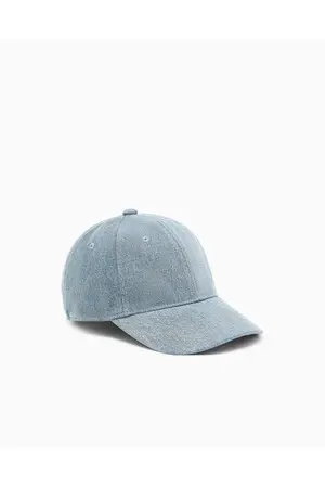 Emporio Armani Denim Baseball Cap - Blue