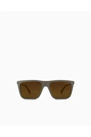 Emporio Armani Square Sunglasses - Natural