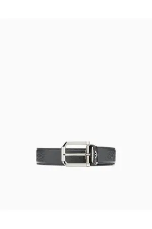 Emporio Armani Leather Belt - Black