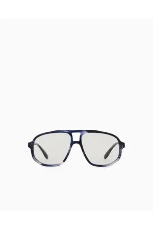 Emporio Armani Aviator Sunglasses - Blue
