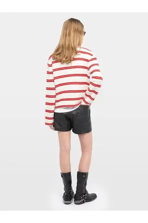 Zadig&Voltaire Striped Wool-cashmere Sweater