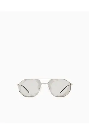 Emporio Armani Irregular Sunglasses - Silver