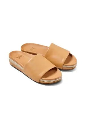 Beek Pelican Leather Slide Sandal