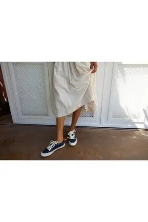 Beek Sandpiper Leather Sneakers - Navy